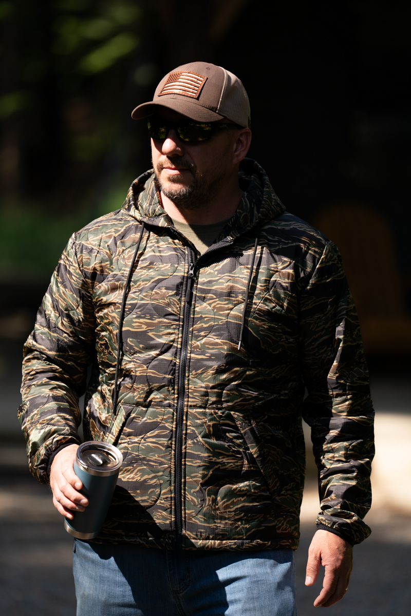 Jungle Tiger Stripe Jacket | Tiger Camo Hoodie | Woobyhoody – WoobyHoody